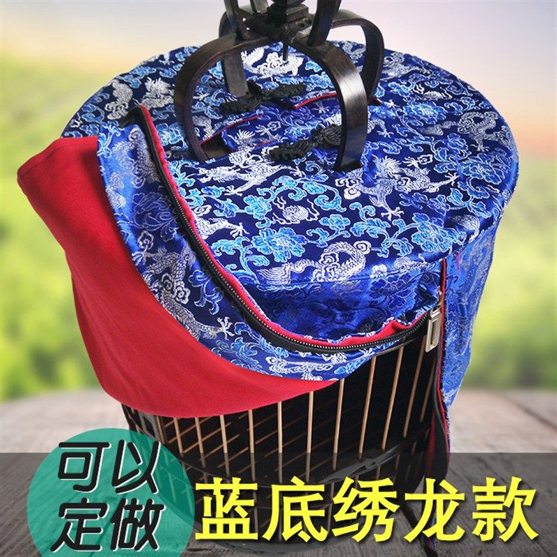 定制 画眉鸟笼衣 笼布双层加厚保暖拉链式笼罩定做鸟笼配件 包邮