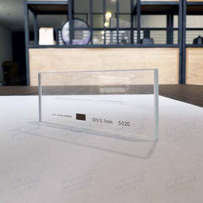 30mm短线纹尺-分格值0.1mm-奥本精密标准玻璃线尺50-1000mm带证书