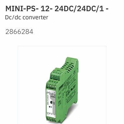 2866284 Mini-Ps- 12- 24Dc/24Dc/1凤凰Dc/Dc转换器现货