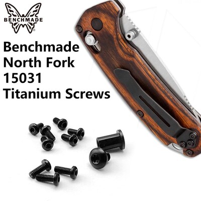 蝴蝶15031刀柄螺丝配件 钛合金刀配件螺丝钉North Fork 15031配件