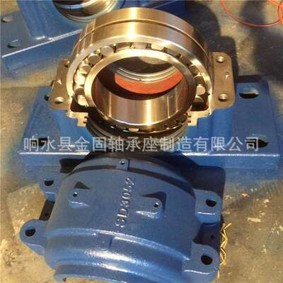 厂铸钢SD3160四螺柱重型轴承座 SD3164铸钢轴承座系列 剖分式轴承
