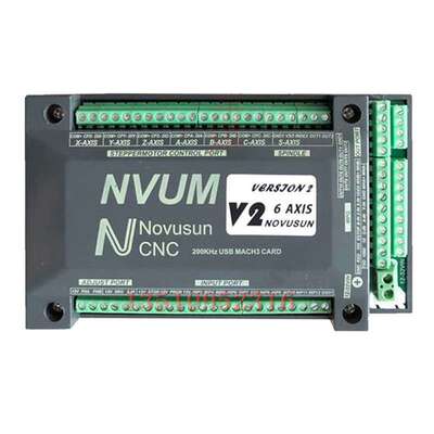NVUM CNC控制器MACH3接口板3轴/4轴/5轴/6轴运动控卡用于雕刻机