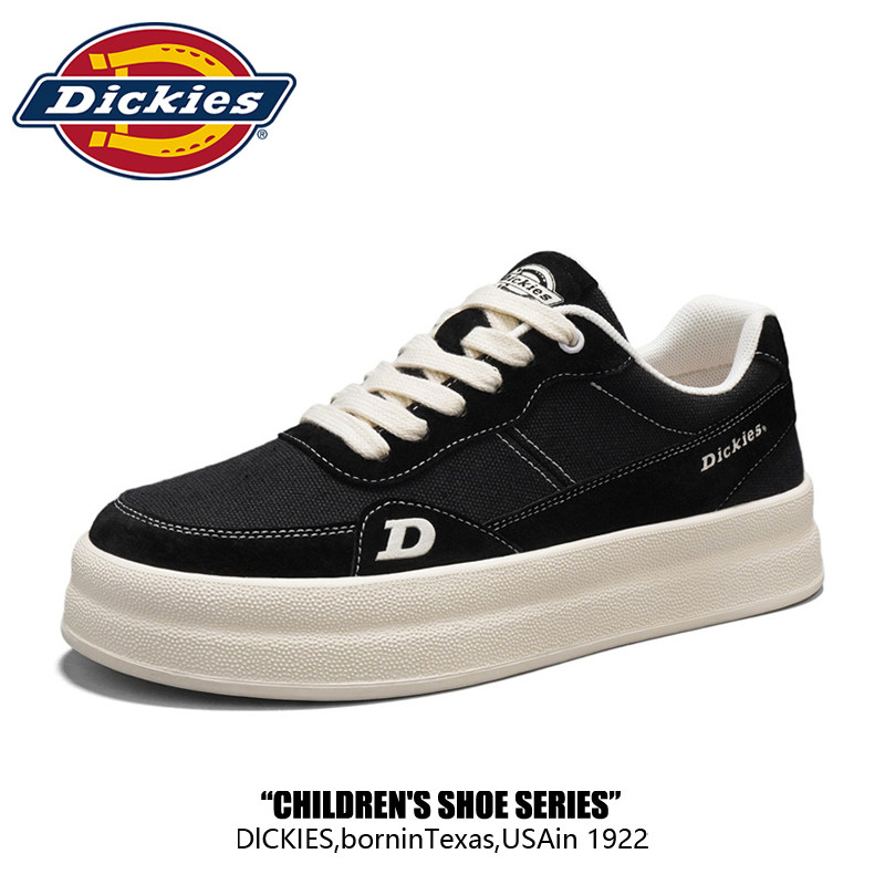 Dickies男鞋2026夏季新款透气潮流百搭复古板鞋轻便软底帆布鞋子