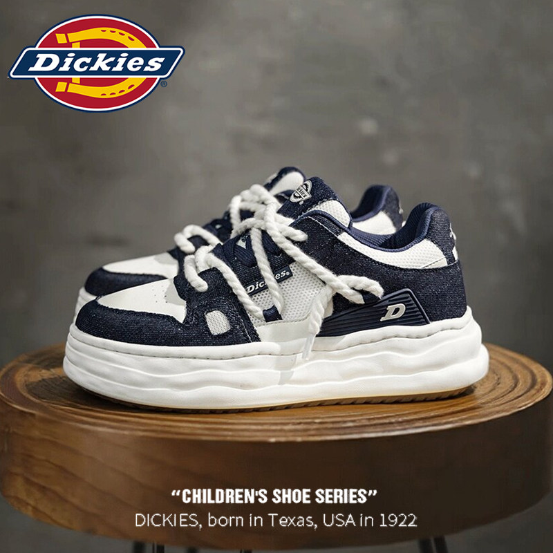 Dickies男鞋板鞋夏季透气网面休闲溶解鞋运动时尚百搭潮牌面包鞋