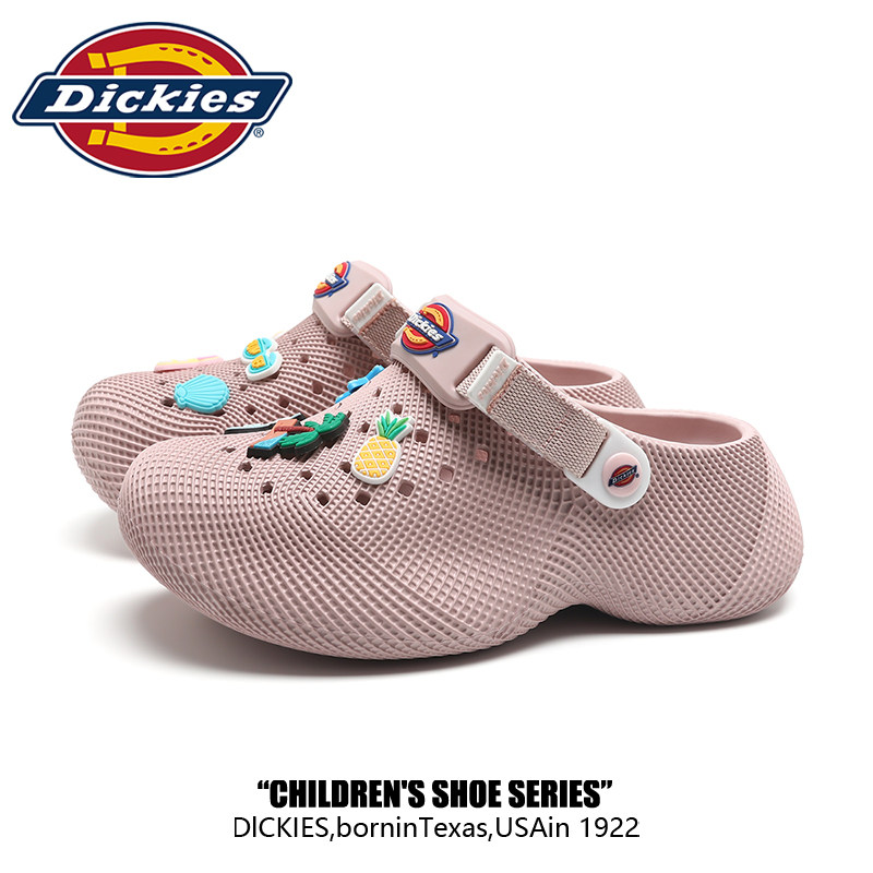 Dickies洞洞鞋女夏季外穿厚底防滑包头拖鞋女士耐磨增高沙滩凉鞋