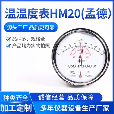 毛发温湿度表 HM20毛发温湿度表 指针式毛发表 高精度毛发表