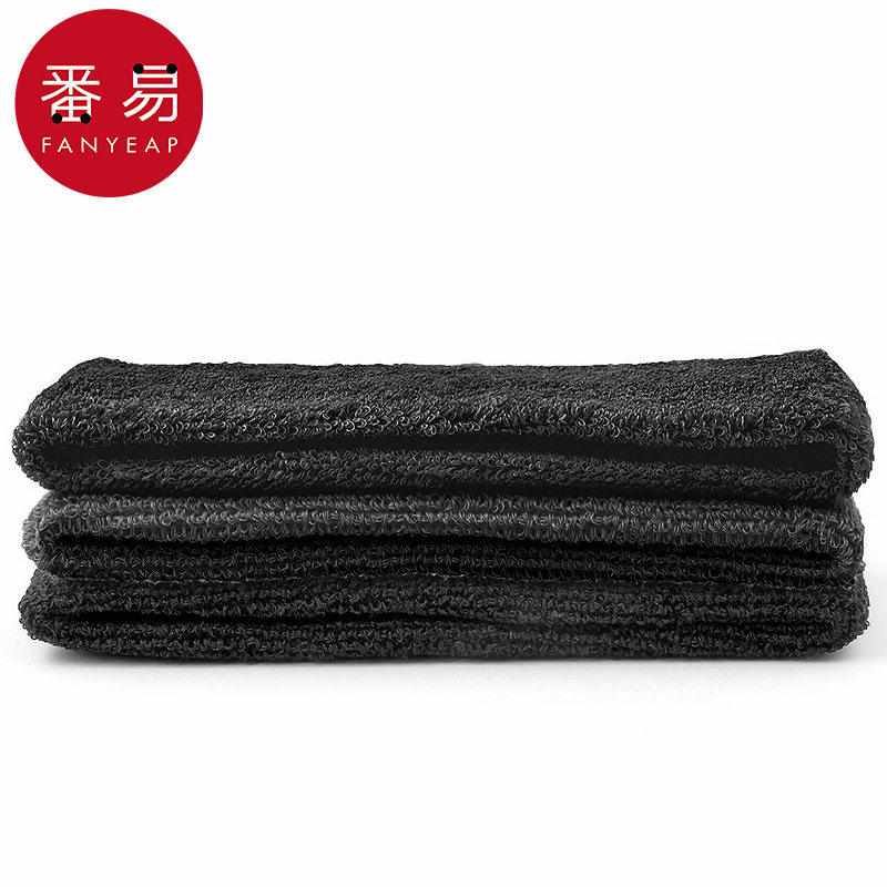 头巾/运动AA1sn001-黑色发带运动健身吸汗头带跑步束发瑜伽头巾