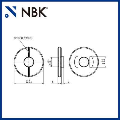 NBK SWAS-PPK 长孔用垫圈 不锈钢制用于定位固定 机械零配件厂家