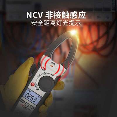 CEM华盛昌 DT-9280 数字钳形表 高精度真有效值电流表 全自动数显