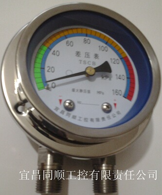 不锈钢耐高温径向差压表