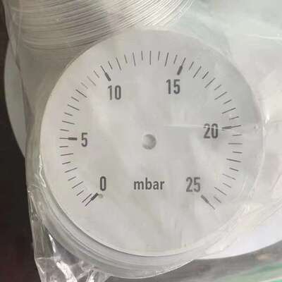 不锈钢微压表膜盒低压表径向立装毫巴压力表YEBF65 25mbar G1/4