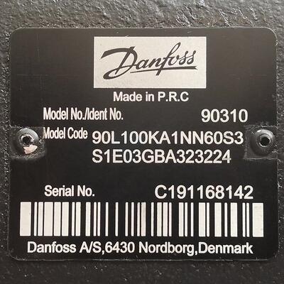 90L100KA1NN60S3S1E03GBA323224#Danfoss//丹佛斯液压泵