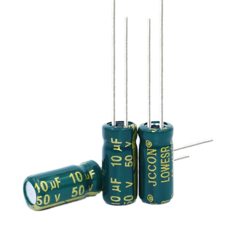 50v10uf JCCON绿金 开关电源高频低阻铝电解电容 规格:5x11