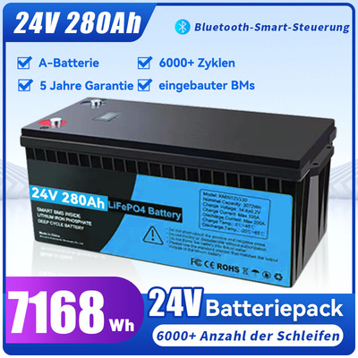 Lithium-Ionen-Batterie BMS 24V 280Ah 300Ah 400Ah 36V 230AH