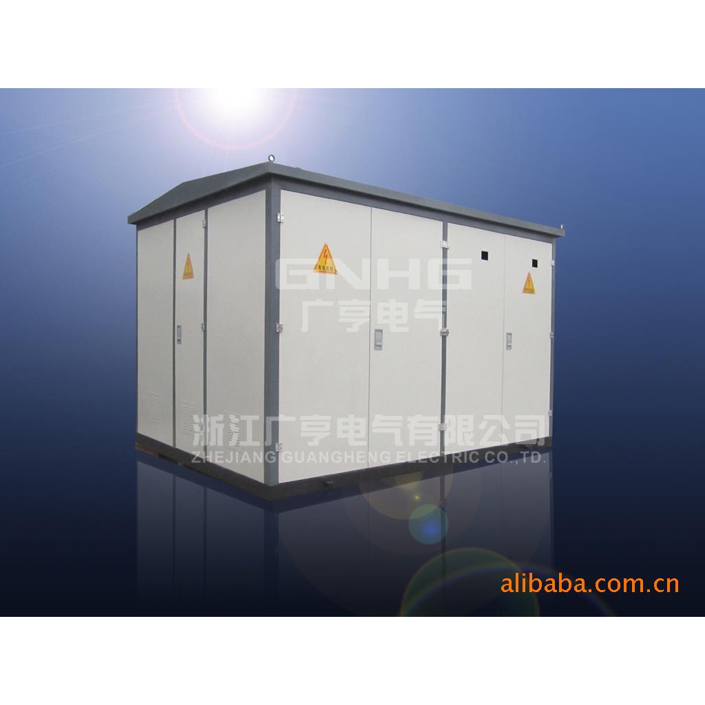 YBP轨道交通预装箱式变电站箱体/欧式敷铝锌板箱变外壳/双层隔热
