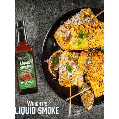 美国赖特果木烟熏汁烧烤调味汁腌肉莱特 Wright's Liquid Smoke