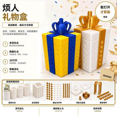 新品 ANNOYING GIF BOX烦人的礼物盒整蛊惊喜恶搞礼品盒