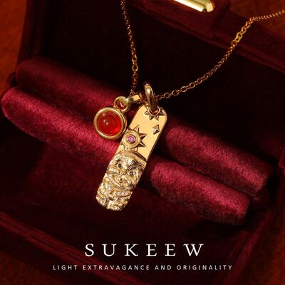 SUKEEW/酥可【汪汪星语】可爱星星小狗甜酷项链493102