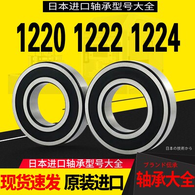 ZCY进口密封调心球轴承1220 1222 1224 1226 1228 K RS 双排滚珠