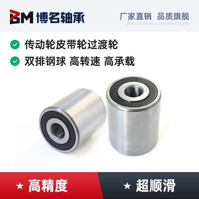 GB6204RS轴承传动轮皮带轮过渡轮加加厚双列速承载非标轴承