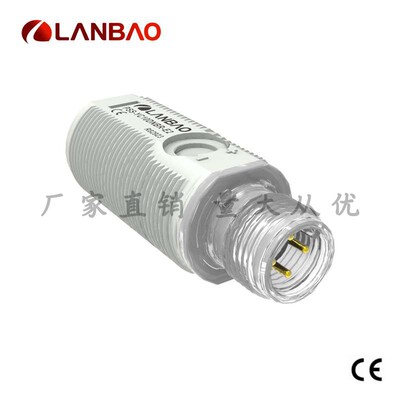 上海兰宝PSS-BC10DPB-E2漫反射开关10cm可调M12连接 光电传感器