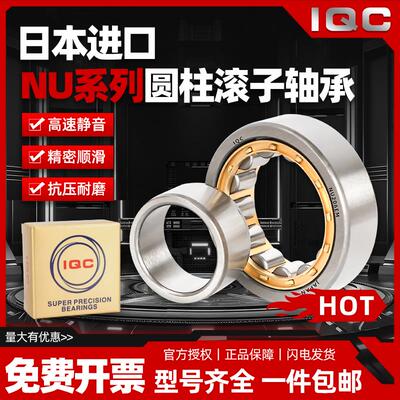 日本进口IQC圆柱滚子轴承NU 1017 1018 1019 1020 1021 1022 EM M