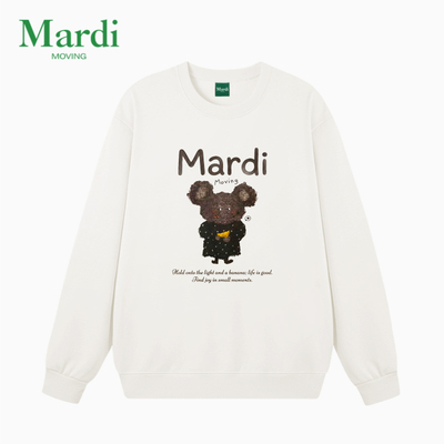 MARDIMOVING印花圆领女卫衣