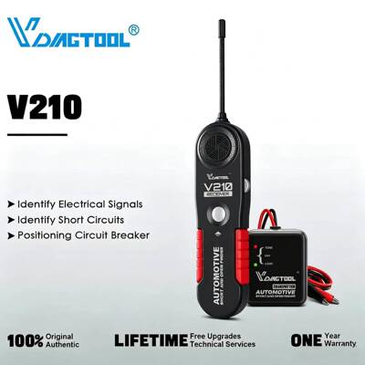 适用帕迩瑞VDIAGTOOL V210 Red 6-42V Car Electric Circuit Test