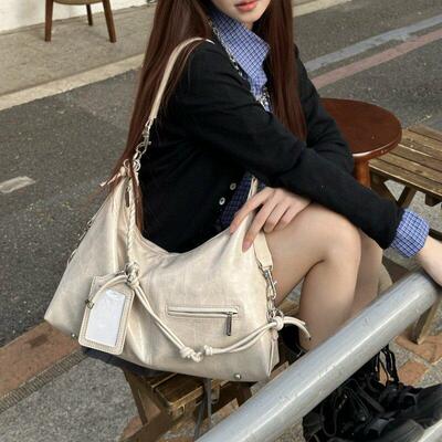 Cultivator原创hobo女大容量复古高级单肩斜挎通勤包托特包2026新