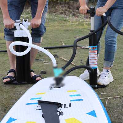 桨板SUP双进气转接头 多泵适配器多人打气泵冲浪板配件