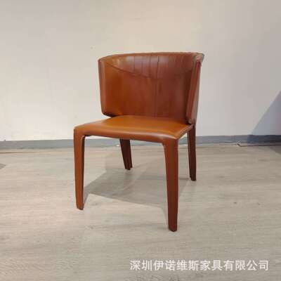 现代轻奢设计师靠背餐椅酒店别墅餐厅会议办公椅dinning chair