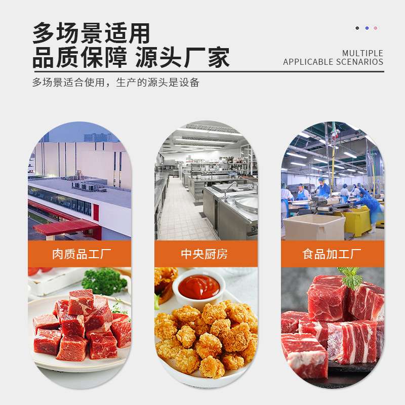 切丁机鸡鸭鹅鱼肉切块机器全自动鲜肉类设备出口专用