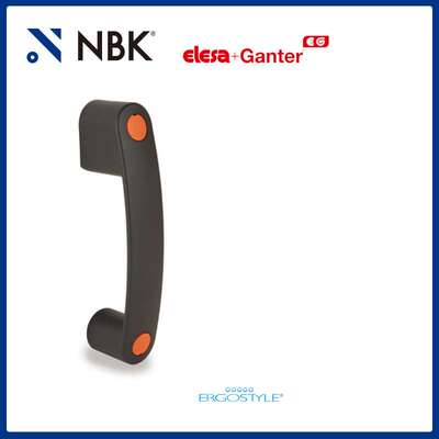 NBK ELESA EBR. 桥式手柄高科技聚合体 灰黑色亚光饰面 机械零件