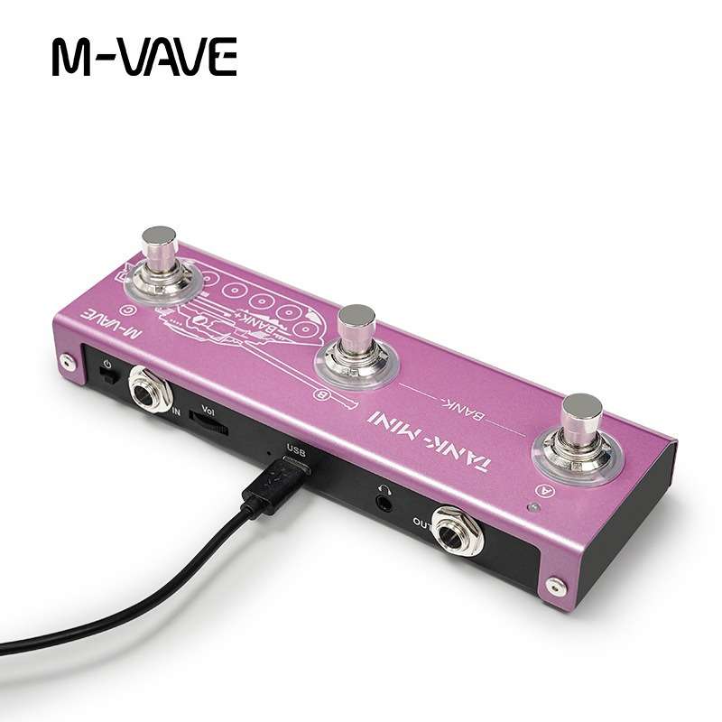 M-VAVE Tank Mini 吉他效果器 吉他配件综合效果器 跨境新品