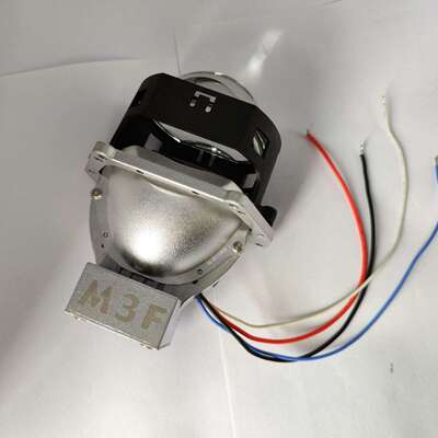 3inch Lens 汽车LED大灯双光透镜3英寸超亮远近一体鱼眼灯12V
