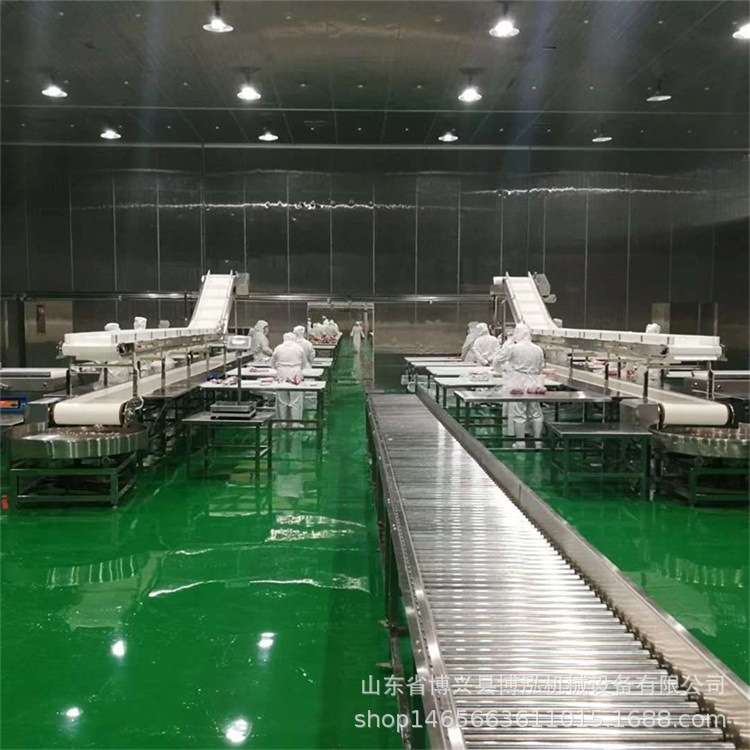 猪肉分割线 分割输送线 河北邯郸屠宰厂牛羊肉类分割输送线设备
