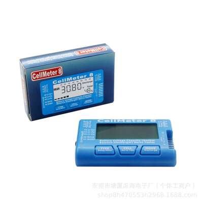 CellMeter 8 AOK 8S电显 舵机测试窄频舵机测试器 电池放电器航模