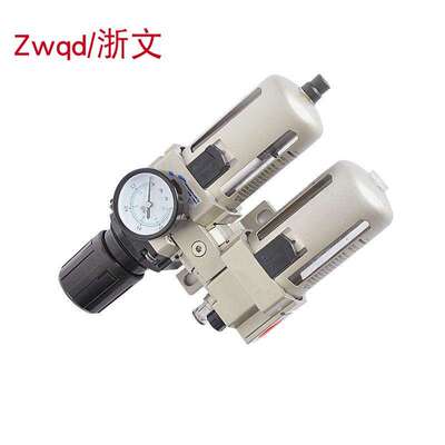气源处理器二联体QAC4010-04 06 QAW4000-04D QAL4000-04过滤减压