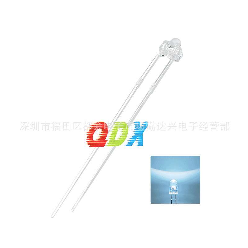 f1.8灯珠1.8mm白发白橙红黄蓝翠绿光小蝴蝶散光led灯珠发光二级管