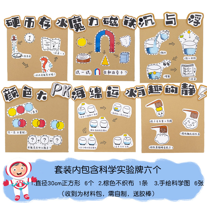 幼儿园科学环创环境墙面布置挂饰装饰主题吊饰教室区角区域材料