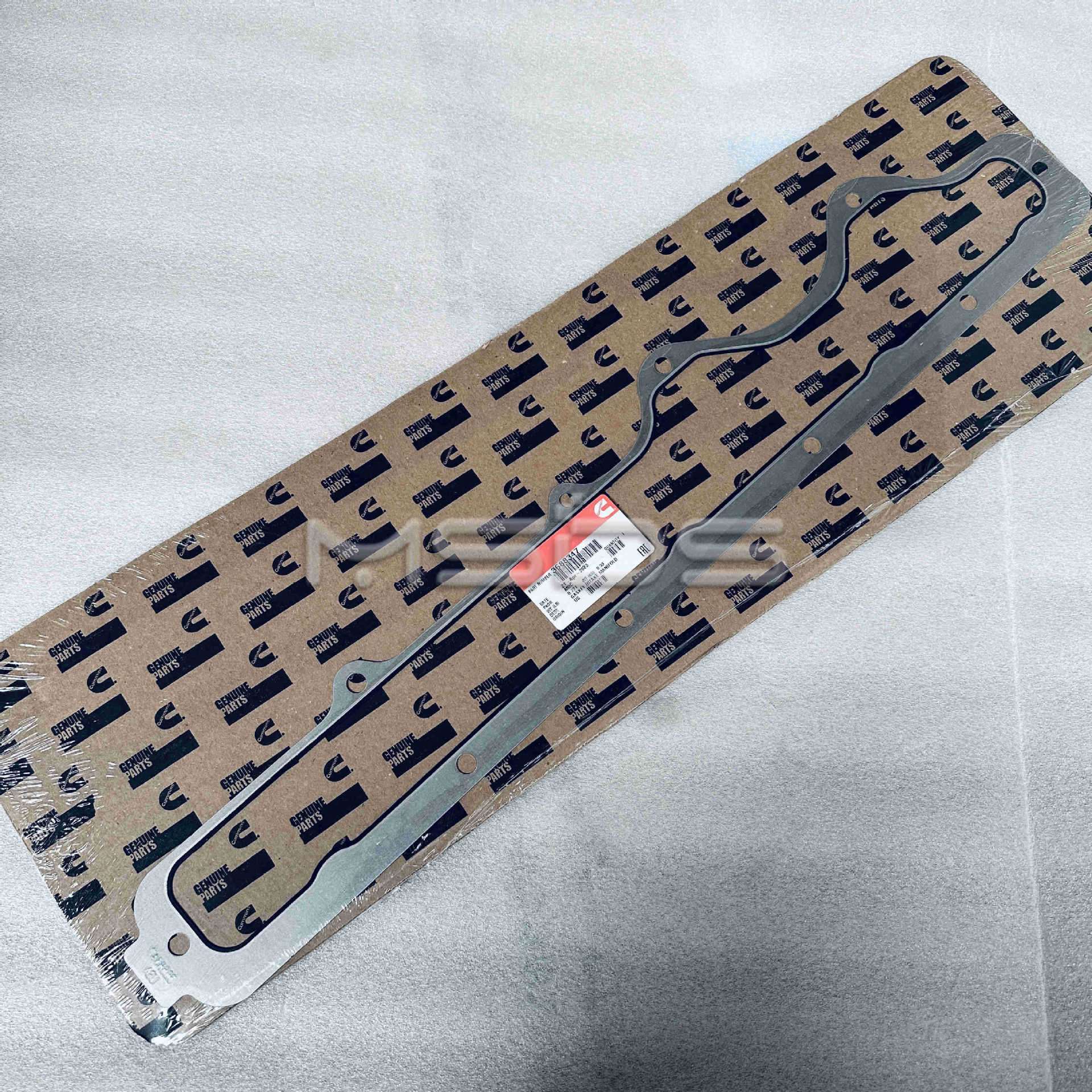 适用康明斯工程机械发动机进气管垫3688347进气歧管密封垫3685060