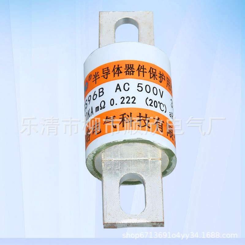 快速熔断体RS96B500V 圆管螺栓连接式低压熔断器半导体保护器件