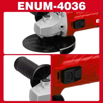 4036亿能红色电动工具短柄角磨机源头工厂