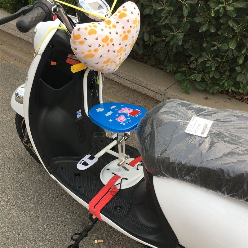 水晶绒电动车前置座椅防撞垫 宝宝不碰头安全防撞枕头安全布娃娃