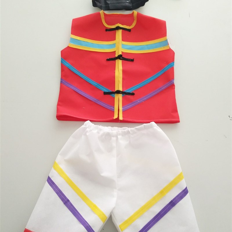 六一儿童环保演出服走秀表演服儿童环保时装秀服装亲子服装民族服