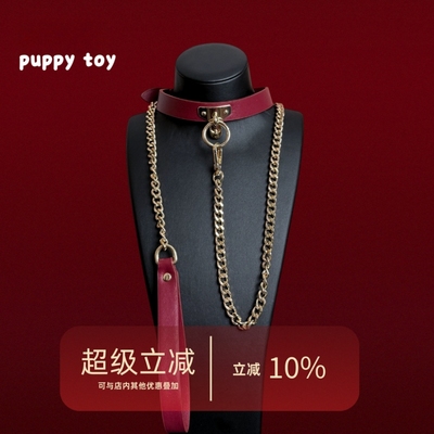 「puppy toy」黑色锁骨颈圈项圈项链颈带choker定制刻字小狗项链