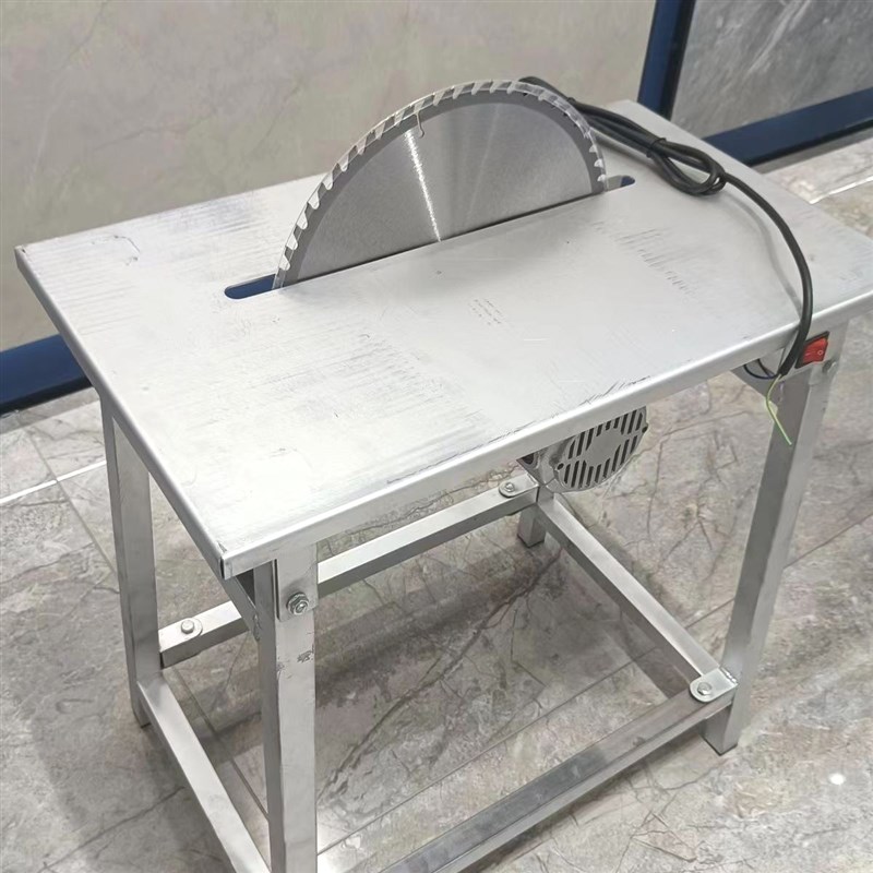 锯柴机家用电锯柴工地锯板锯竹子圆盘锯一体锯带电机整套220V