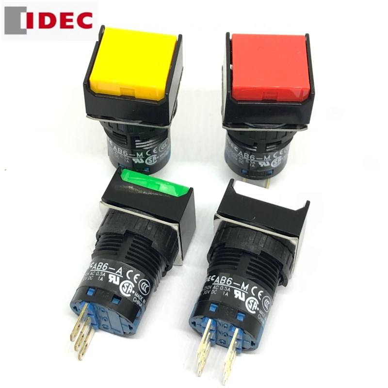 IDEC和泉AB6Q-M1GC M2RC M2YC M2SC M2BC M1WC A1RC A2GC按钮开关