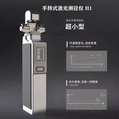 手持式激光测径仪高线缆管材抽检测巡检测量仪0.01度5-1mm精WMI径