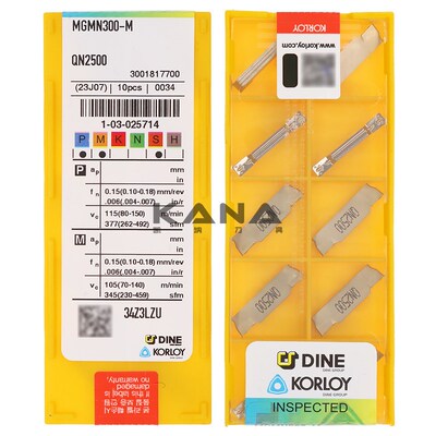 正品克洛伊 金属陶瓷切槽数控刀片 MGMN200/300/400-M QN2500 QC